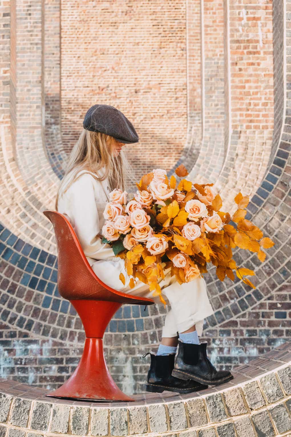 Copper Seasonal Autumn Bouquet - go.botanica bespoke florists